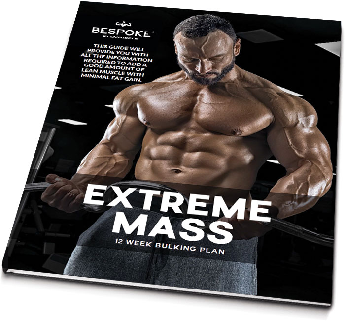 Bespoke extreme mass 12 week bulking plan. Instant download